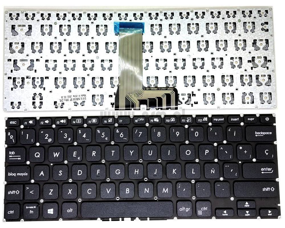 Teclado Español Negro ASUS X409 M409 X415 M415 Series